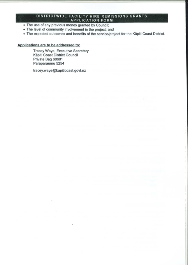 Agenda of Grants Allocation Committee (Districtwide Facility Hire ...